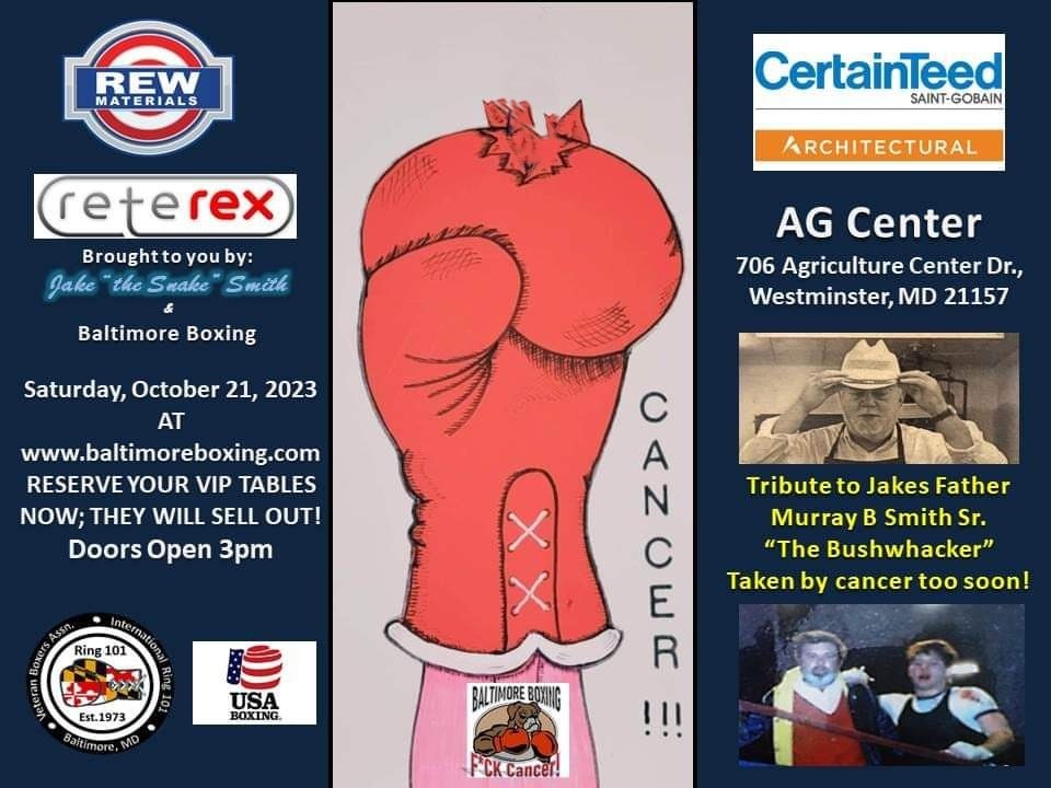 Baltimore Boxing - A Tribute to Murry B. Smith Senior - Carroll County ...